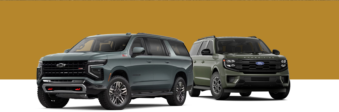 Comparing Chevy Suburban to Ford Expedition